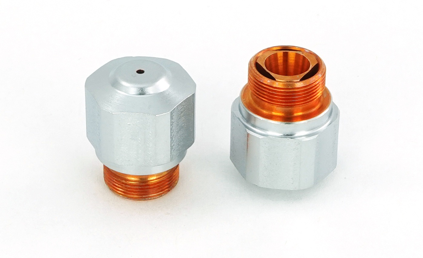 Laser Nozzles & Accessories | Double Nozzle 1.5mm Hard Chromium Plated ...